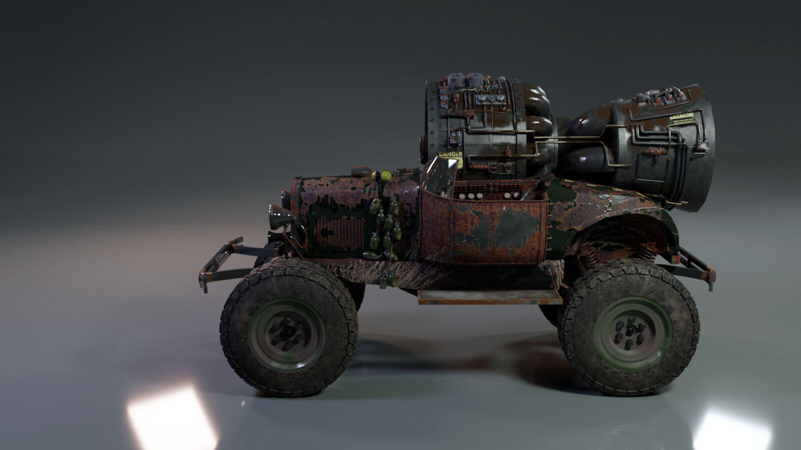 Riley Wood - Dieselpunk Car Model