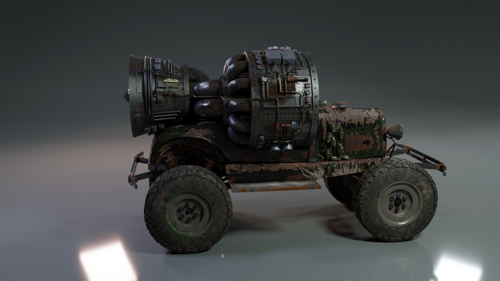 Riley Wood - Dieselpunk Car Model