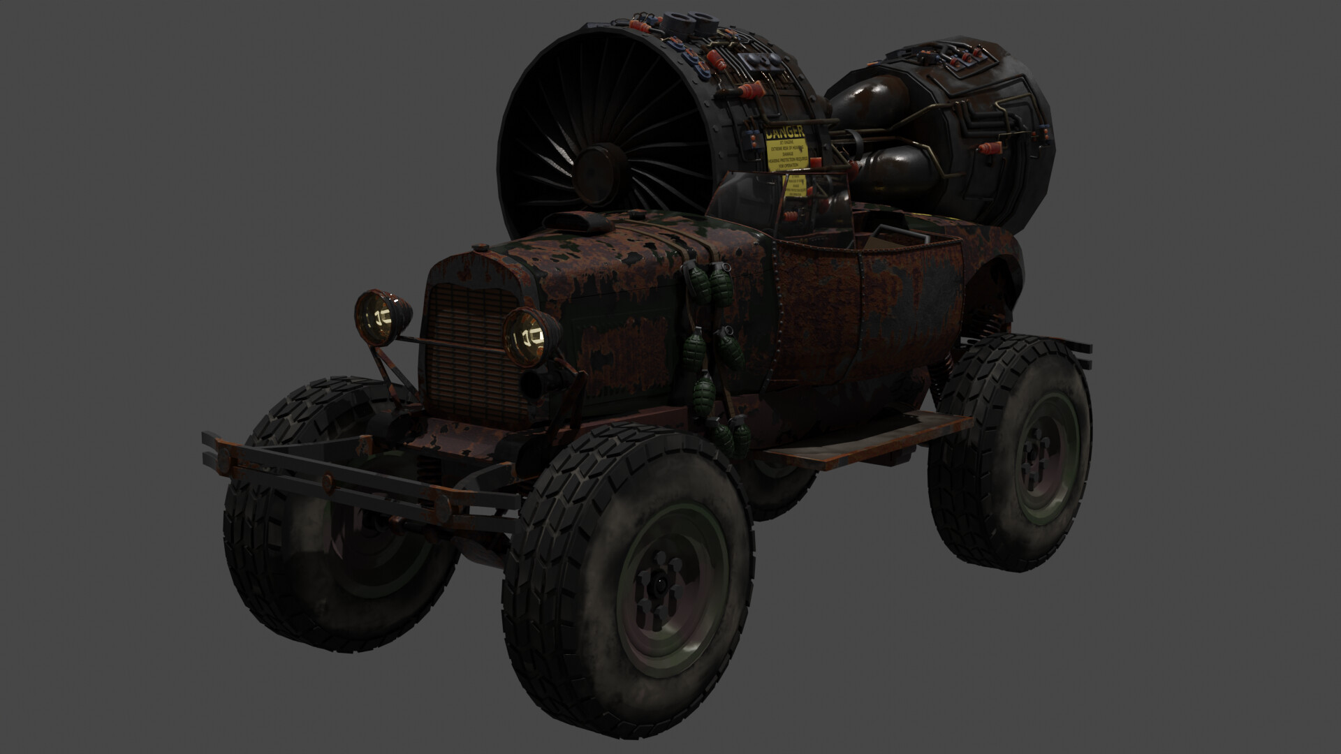 Riley Wood - Dieselpunk Car Model