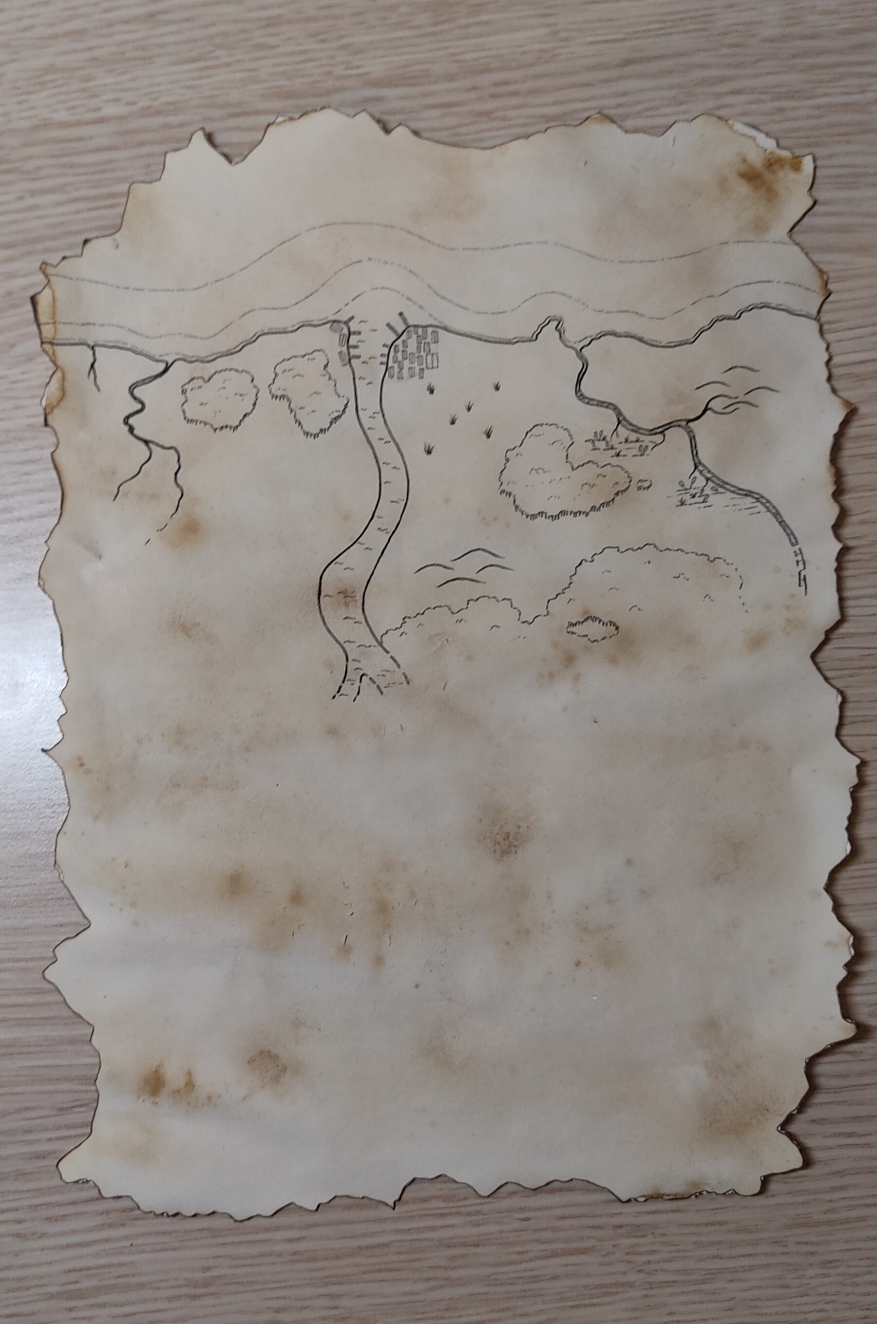 ArtStation - Traditional map for tabletop RPG - 09/08/2023