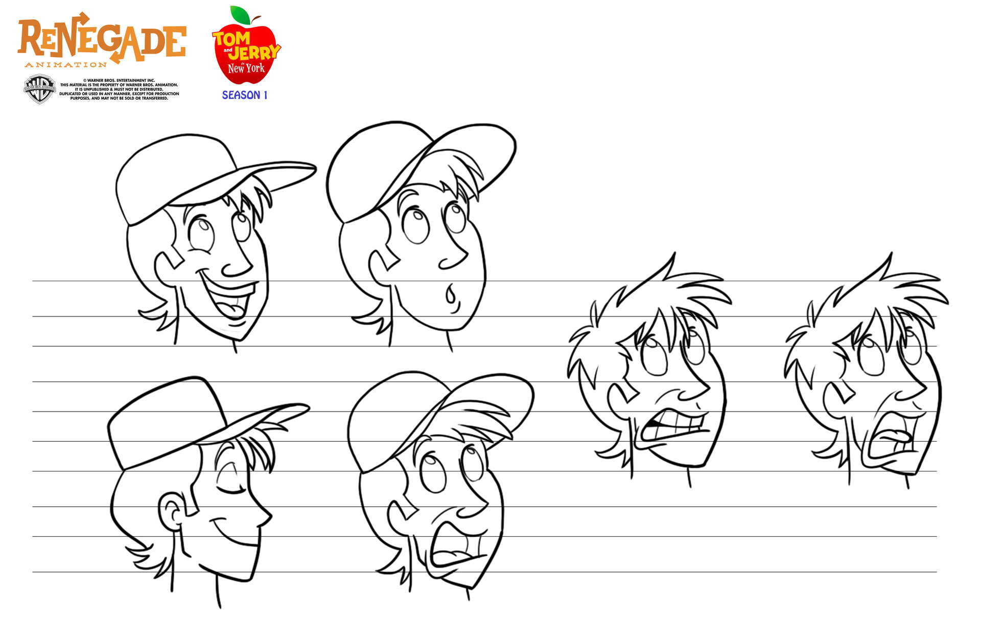 Matt Mozgiel - Tom and Jerry in New York character design