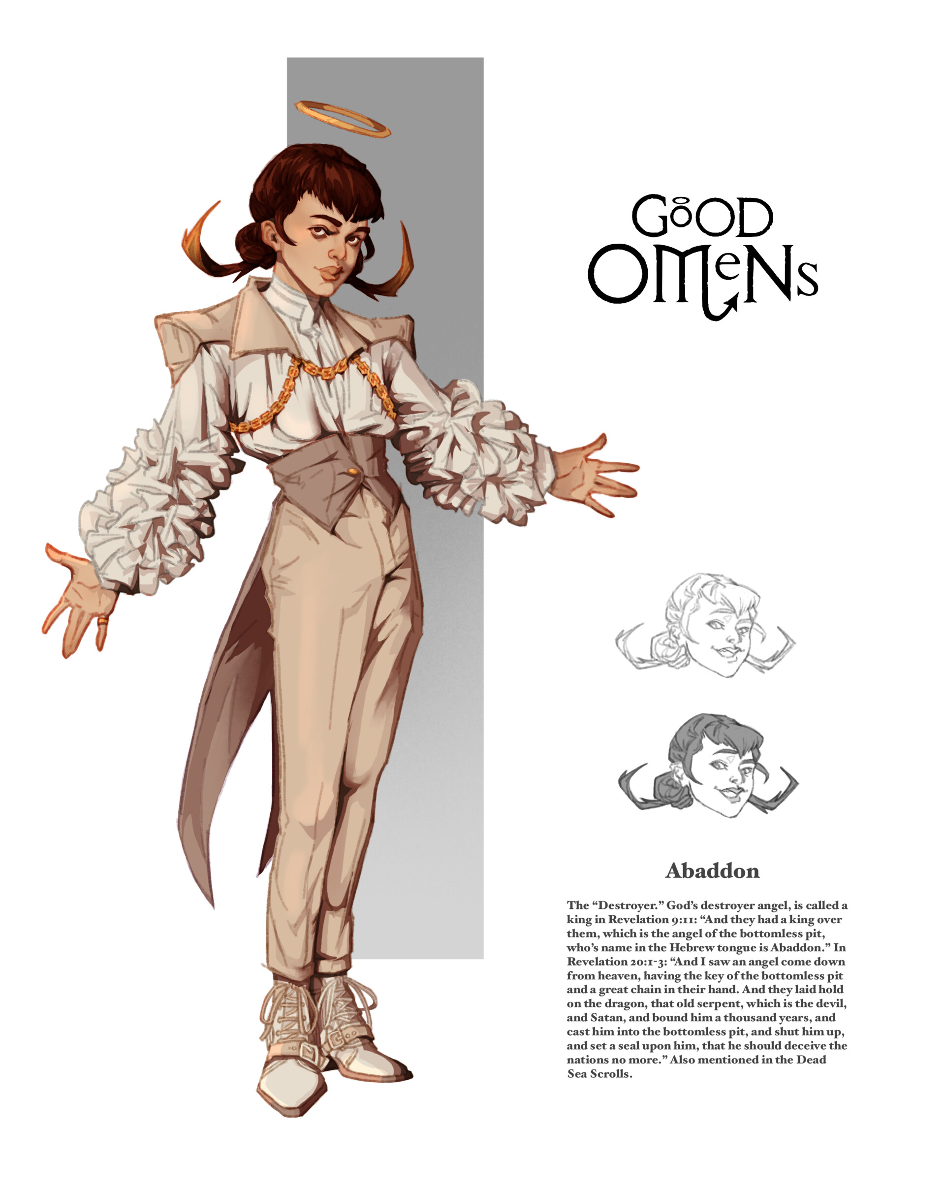ArtStation - Good Omens – Abaddon (Fan-Made OC)