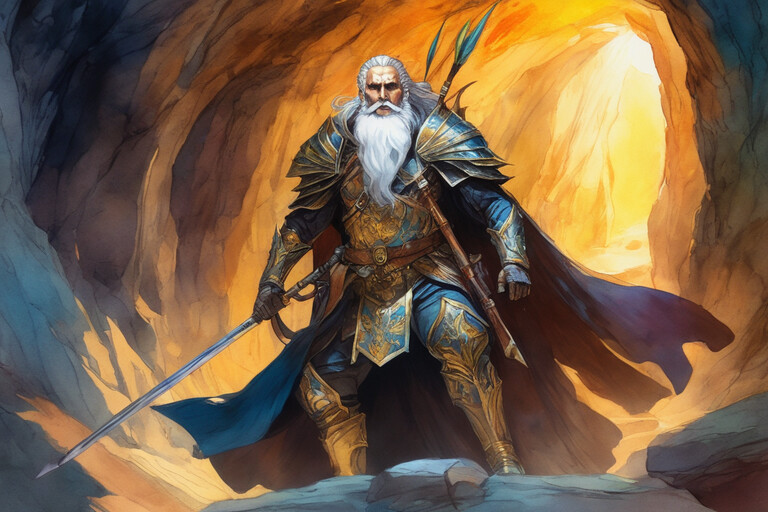 ArtStation - warrior in a great beautiful armor