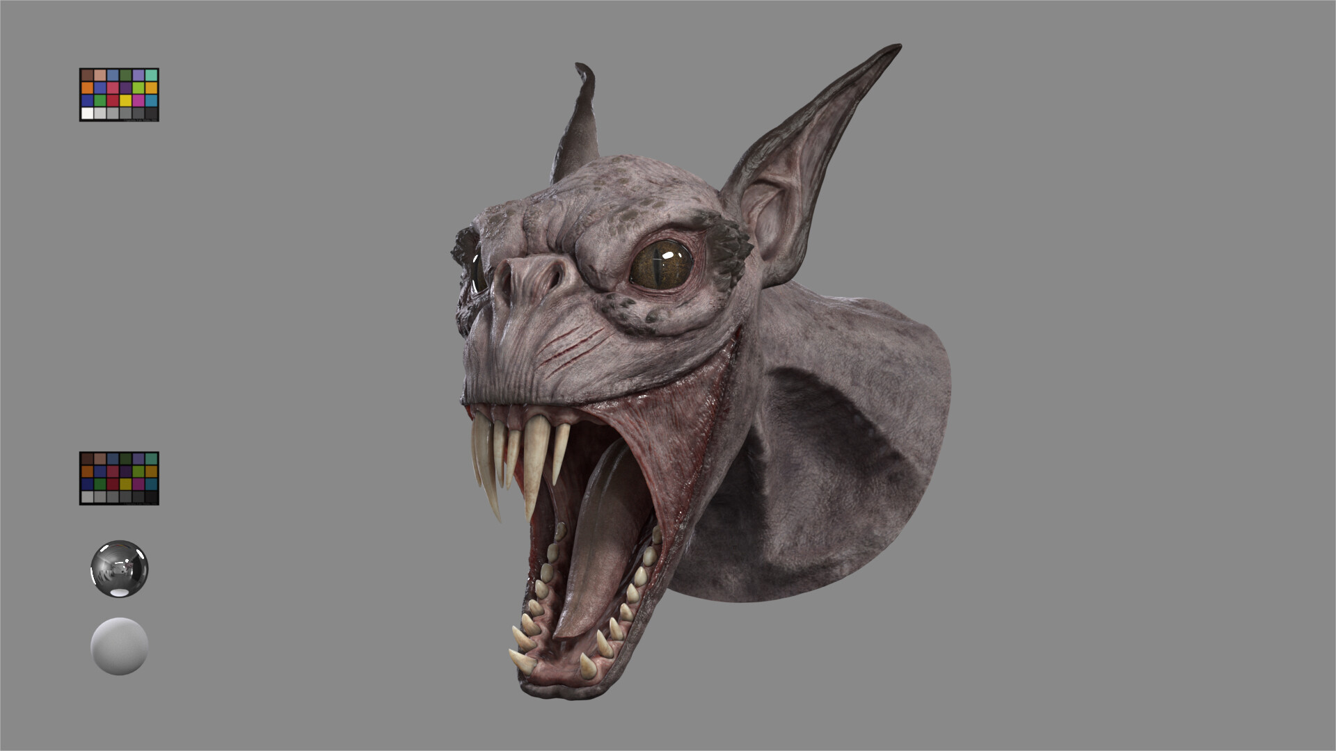 ArtStation - Monster Head