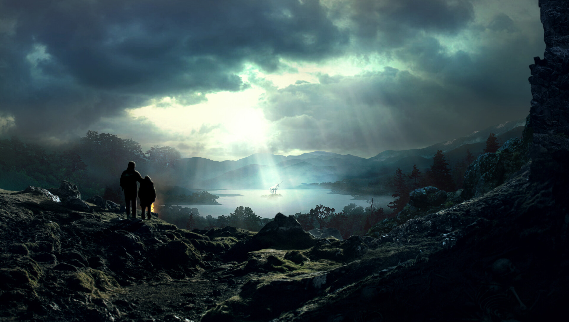 ArtStation - Fantasy land _ Digital Matte Painting