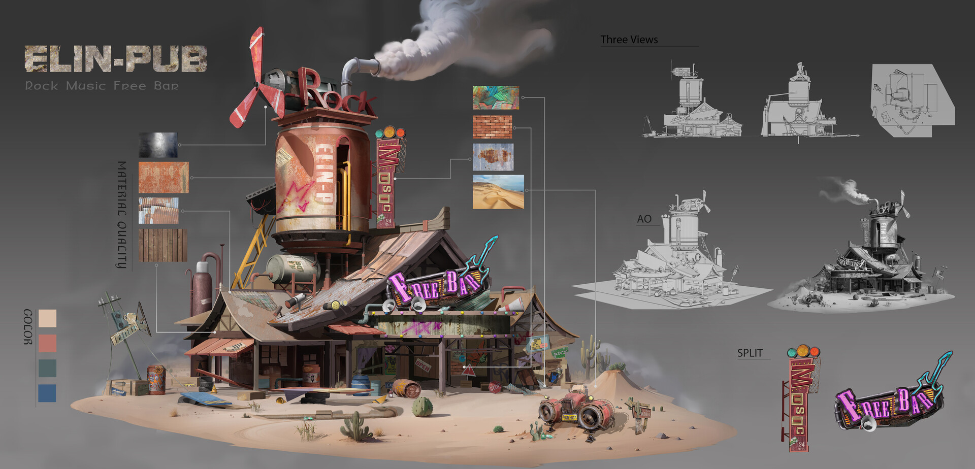 ArtStation - Doomsday Waste Soil Scene Settings