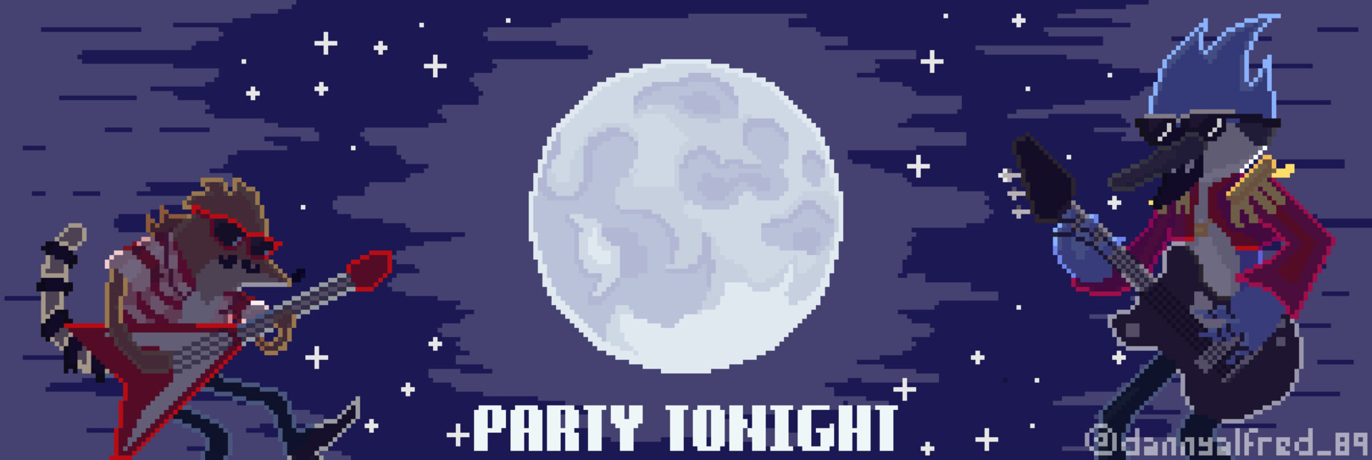 ArtStation - Regular Show Pixel Art "Party Tonight"