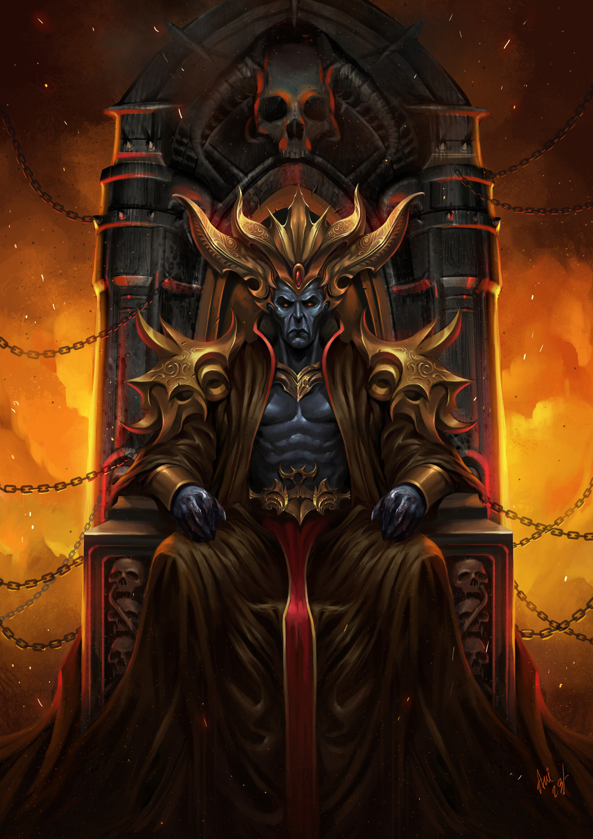 ArtStation - The Undead Lich Lord!