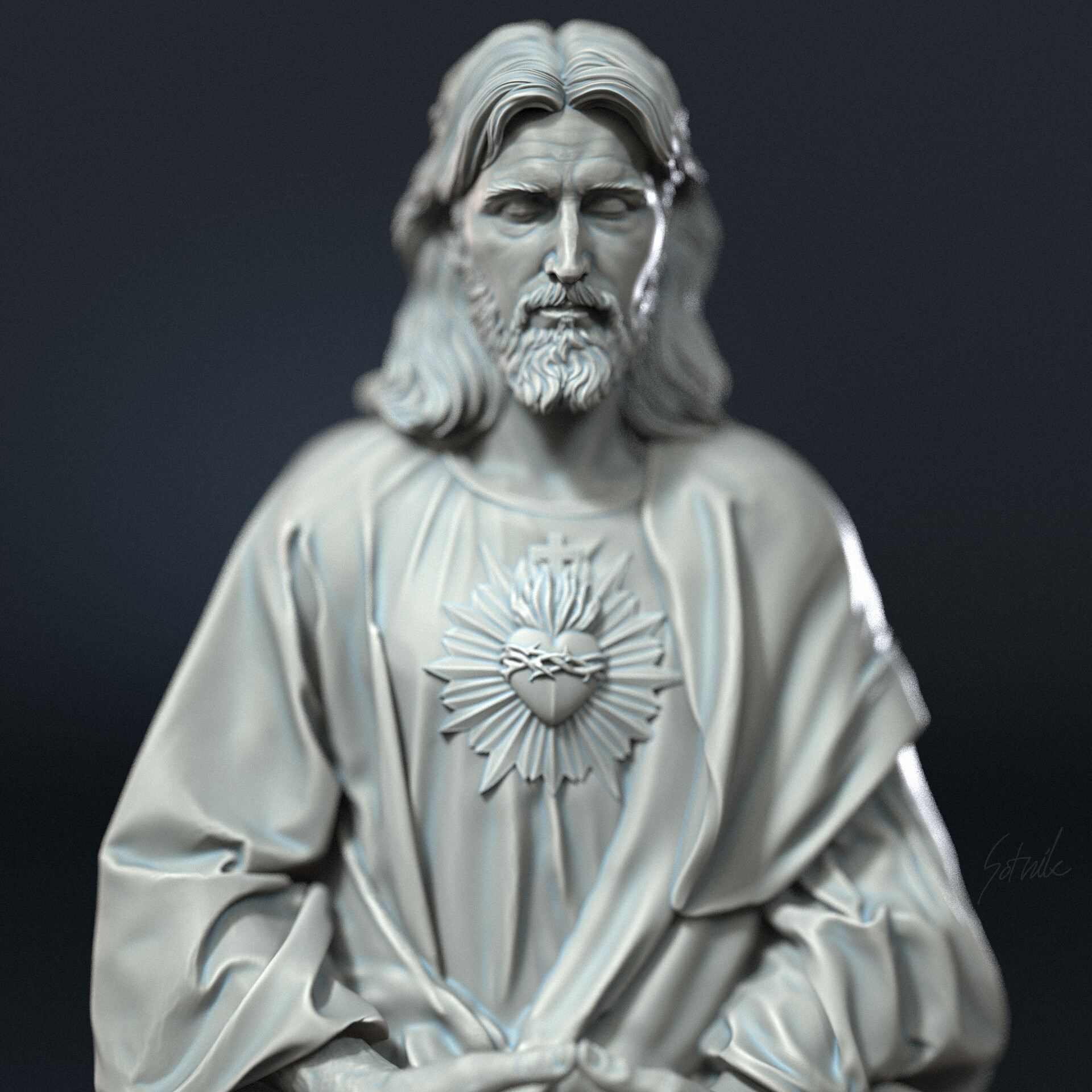ArtStation - Jesus Statue