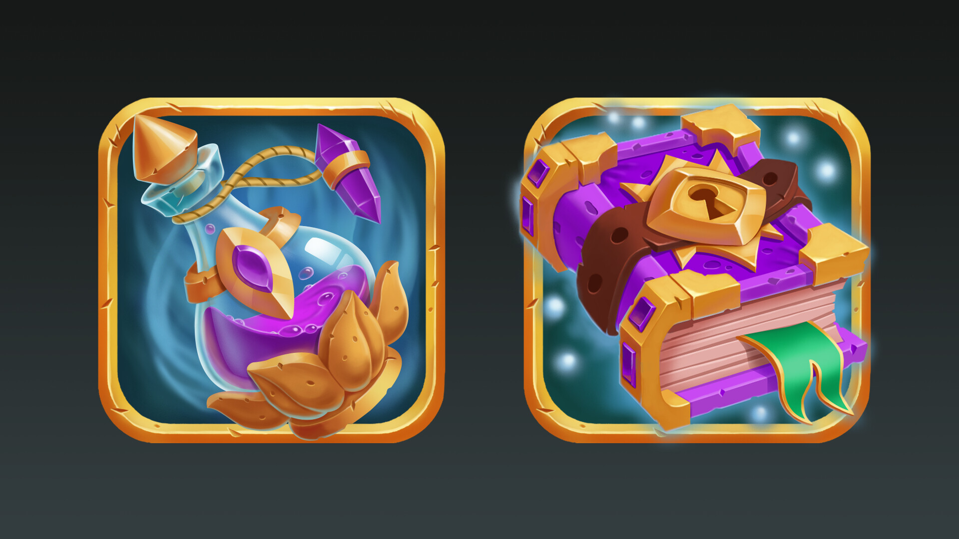 ArtStation - Props for slot games