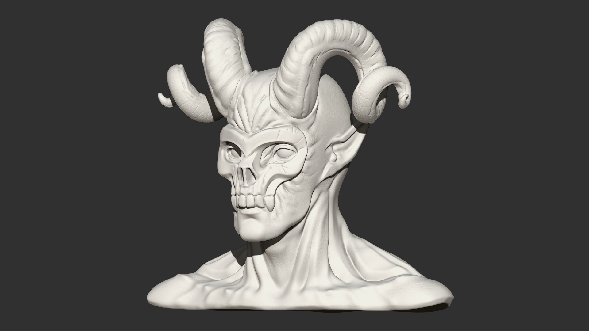 ArtStation - Demon Head