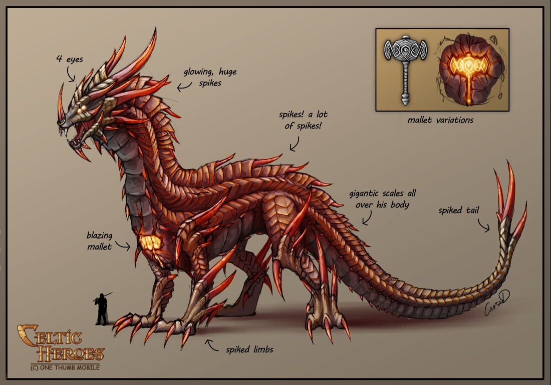 ArtStation - Dragon King character view