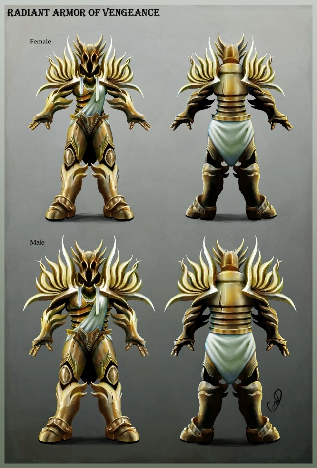 ArtStation - Heavenly Armor Concept