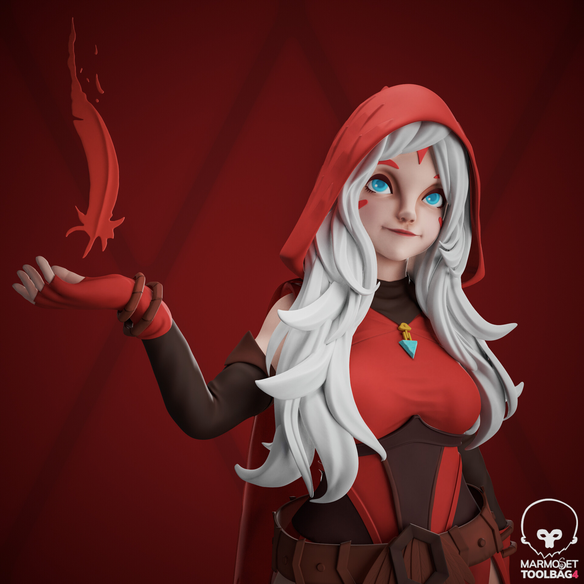 ArtStation - Red Witch ️