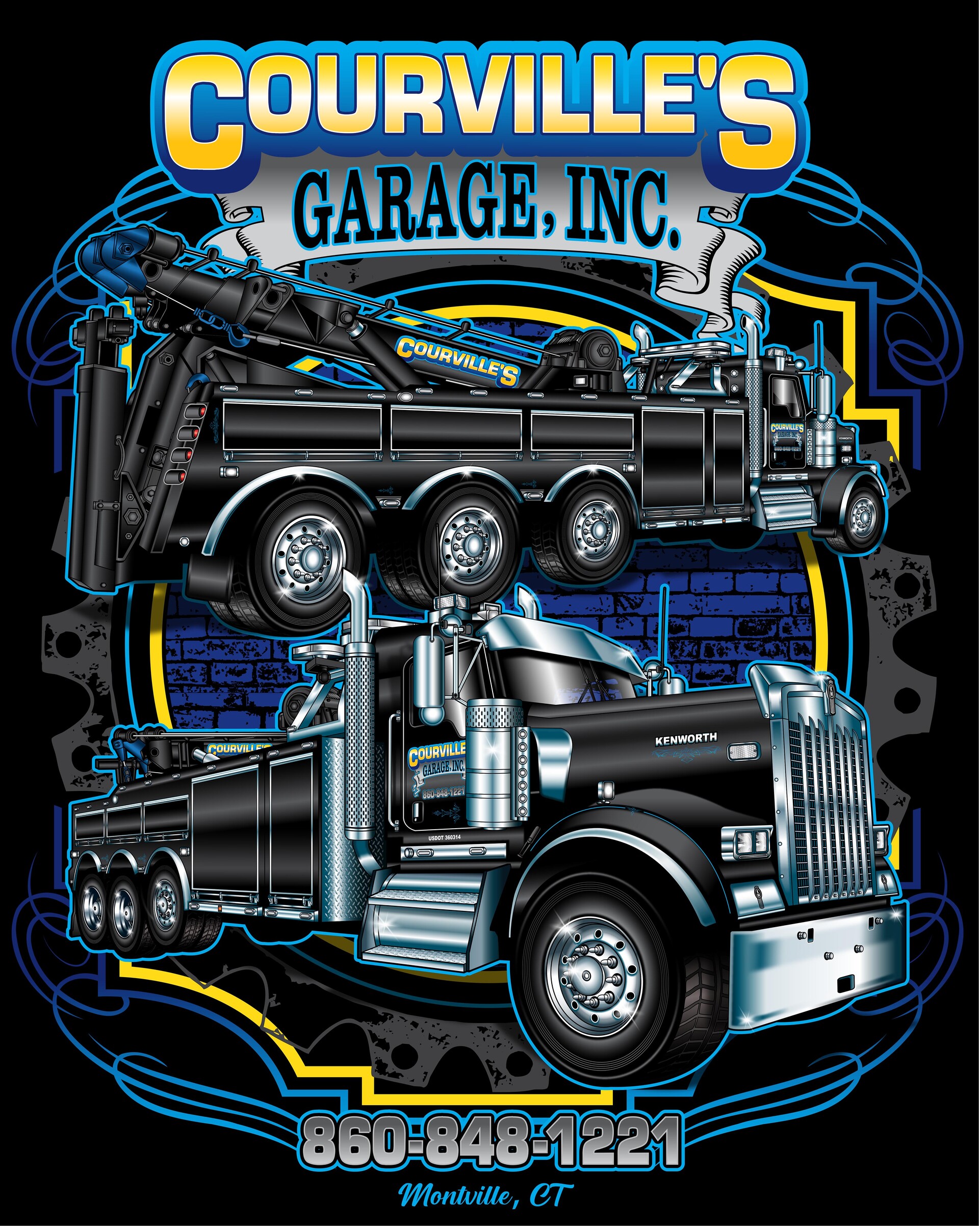 ArtStation - Courvilles Garage shirt
