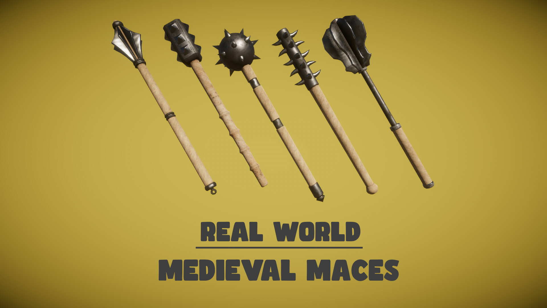 ArtStation - Real World - Medieval Maces