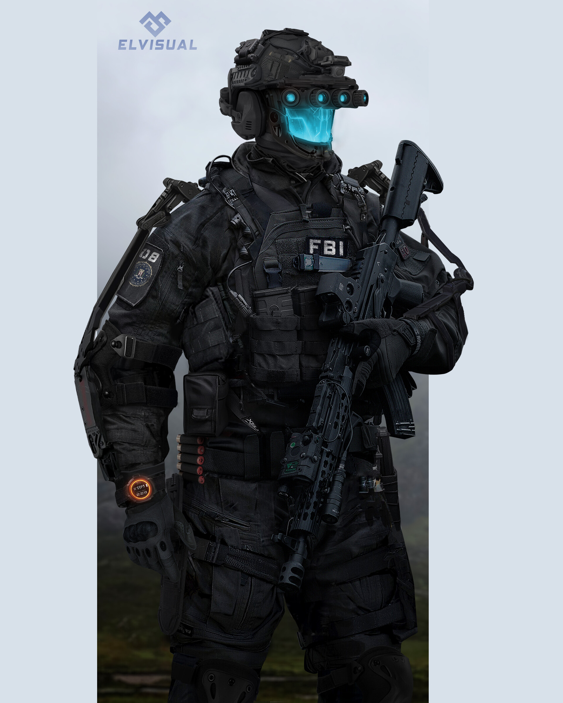 Elvisual - Cyber Fbi Swat