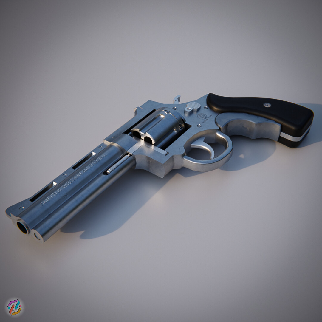 ArtStation - .38 Special Revolver