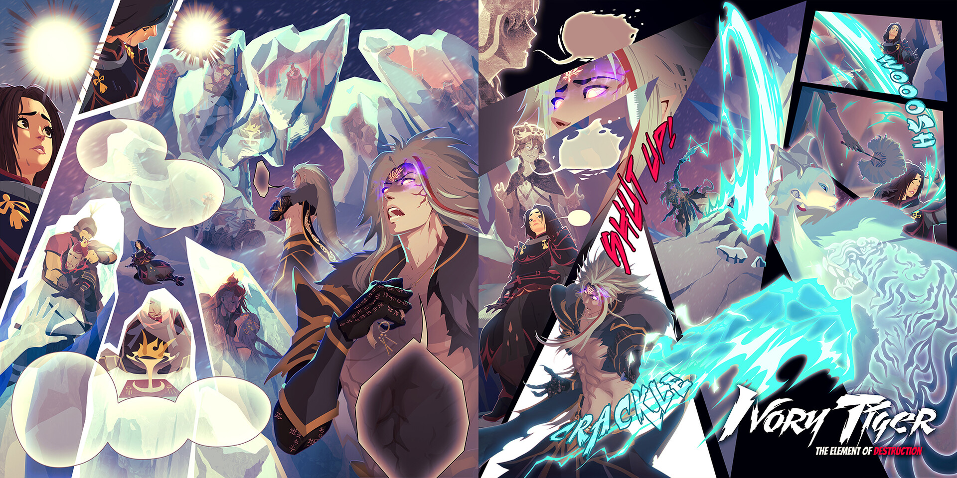 ArtStation - Ivory Tiger introduction from DUALITY chapter 8 design ...