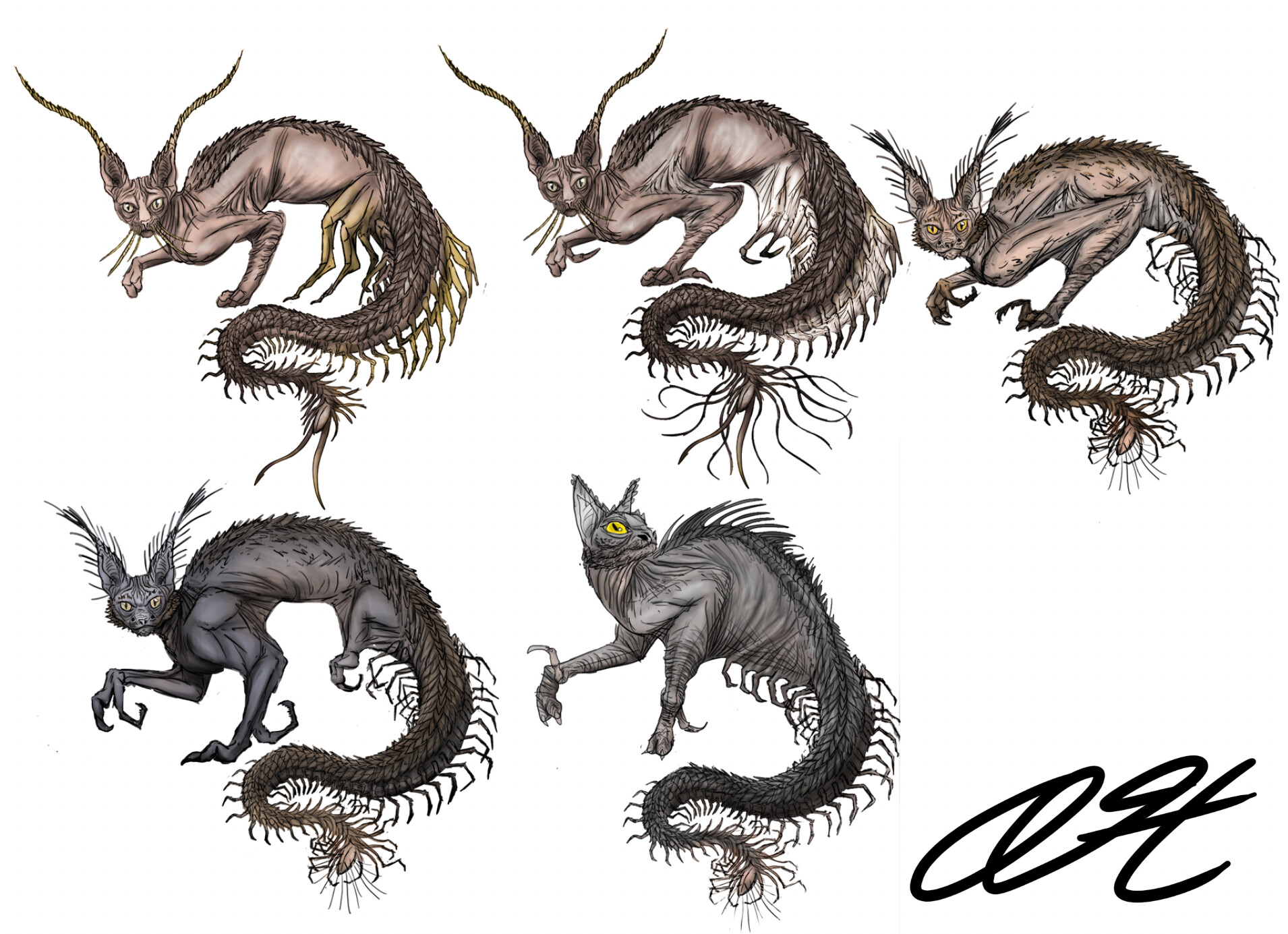 ArtStation - Tatzelwurm concept art