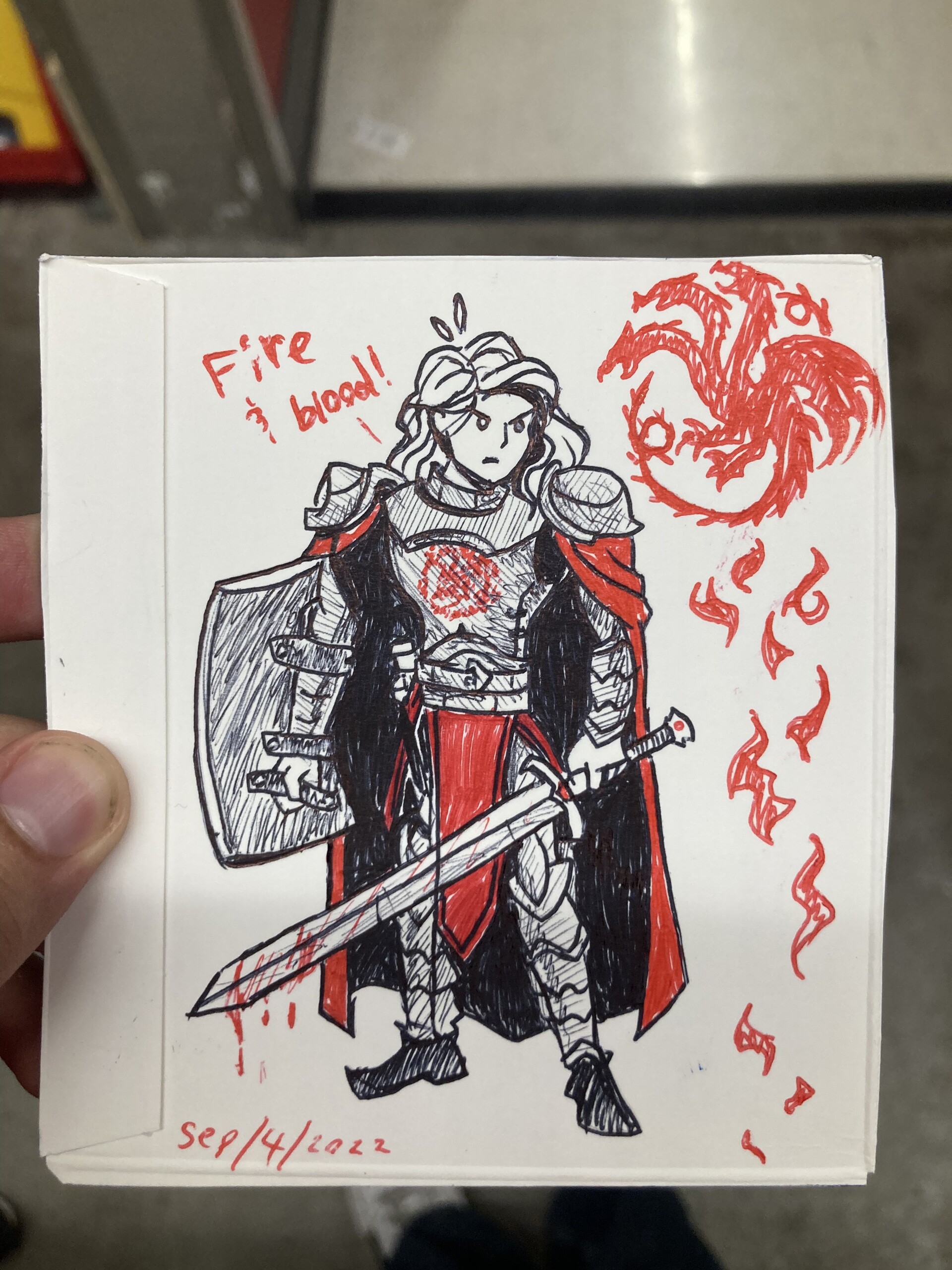 ArtStation - Work break drawing.