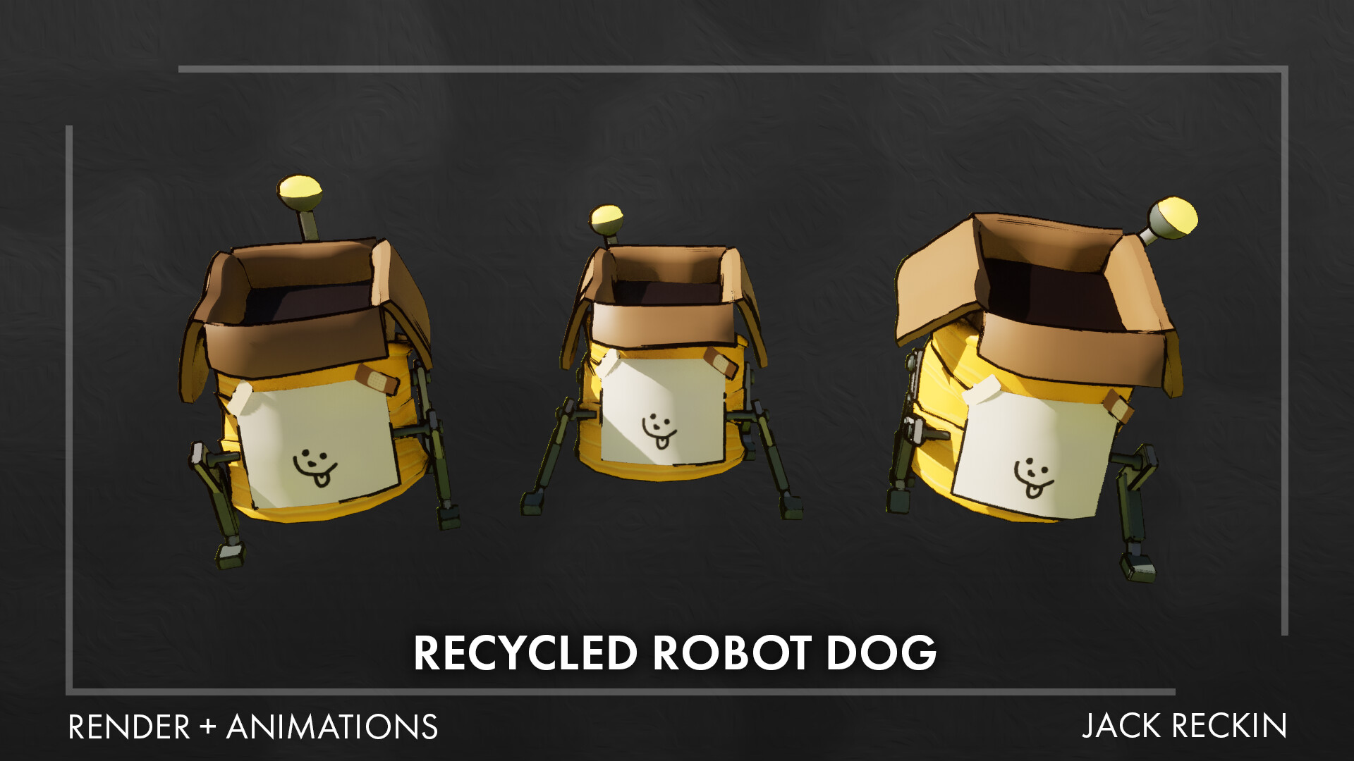 ArtStation - Recycled Robot Dog