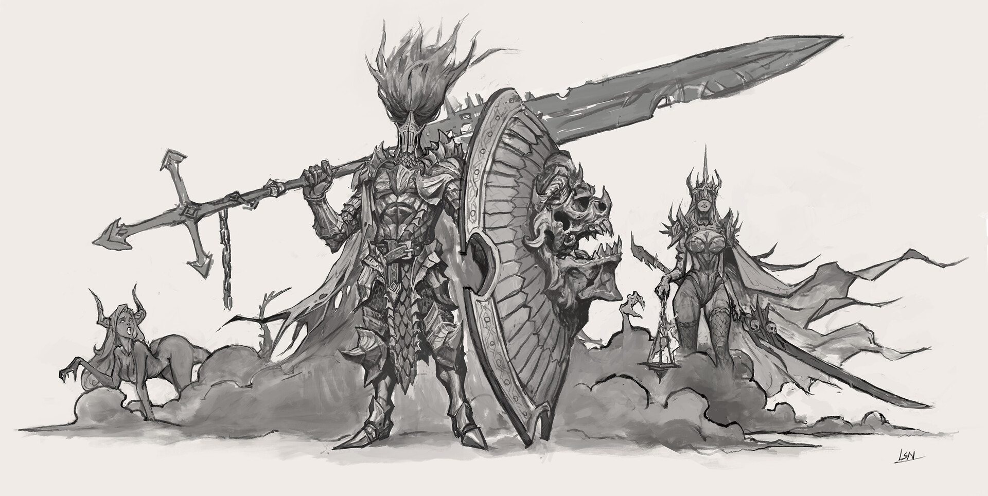 Dragon Knights by Song Nan Li : r/ImaginaryWarriors