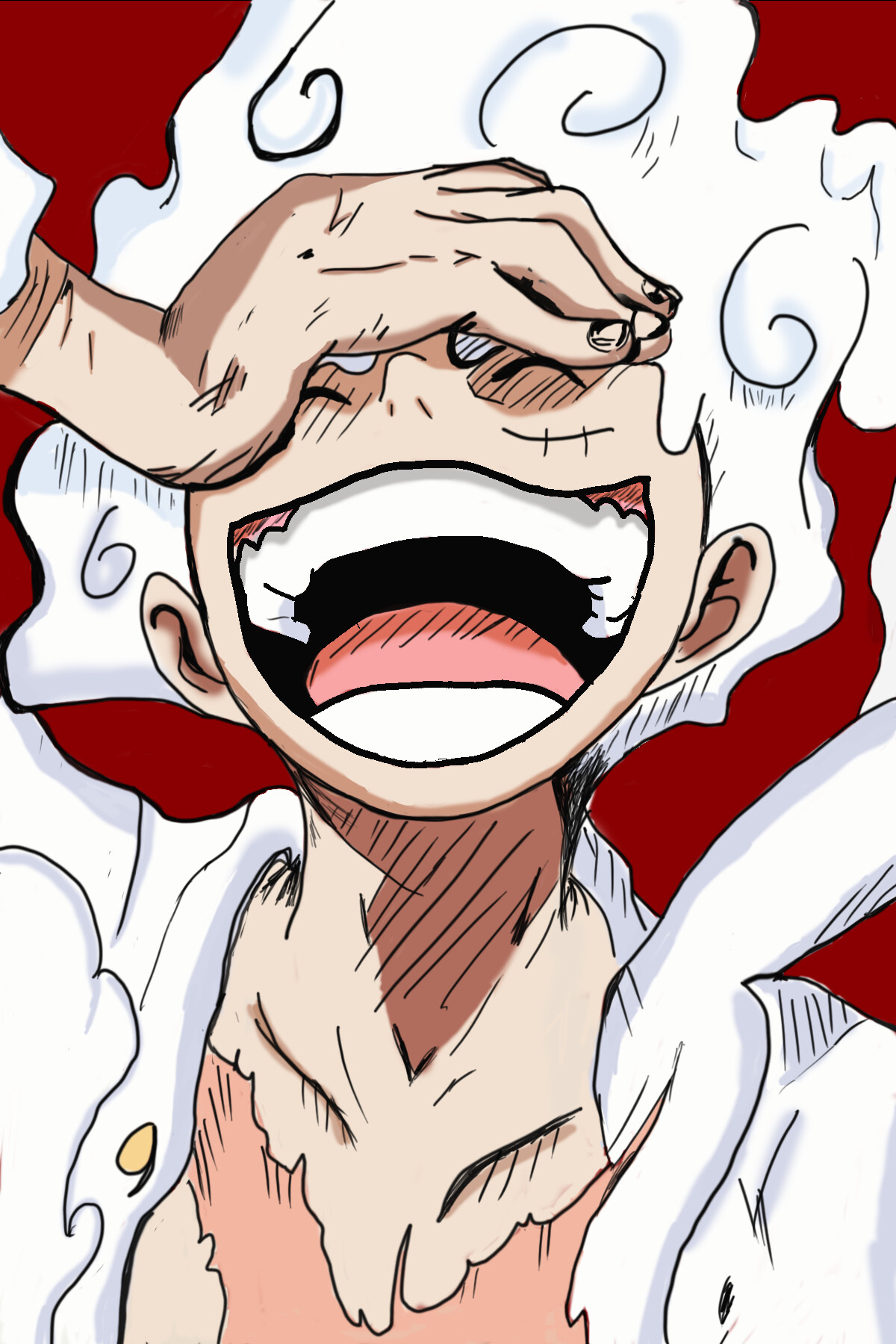 ArtStation - GEAR 5 Luffy