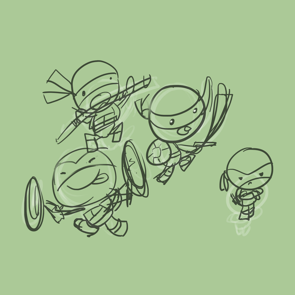 Cute Teenage Mutant Ninja Turtles Kawaii