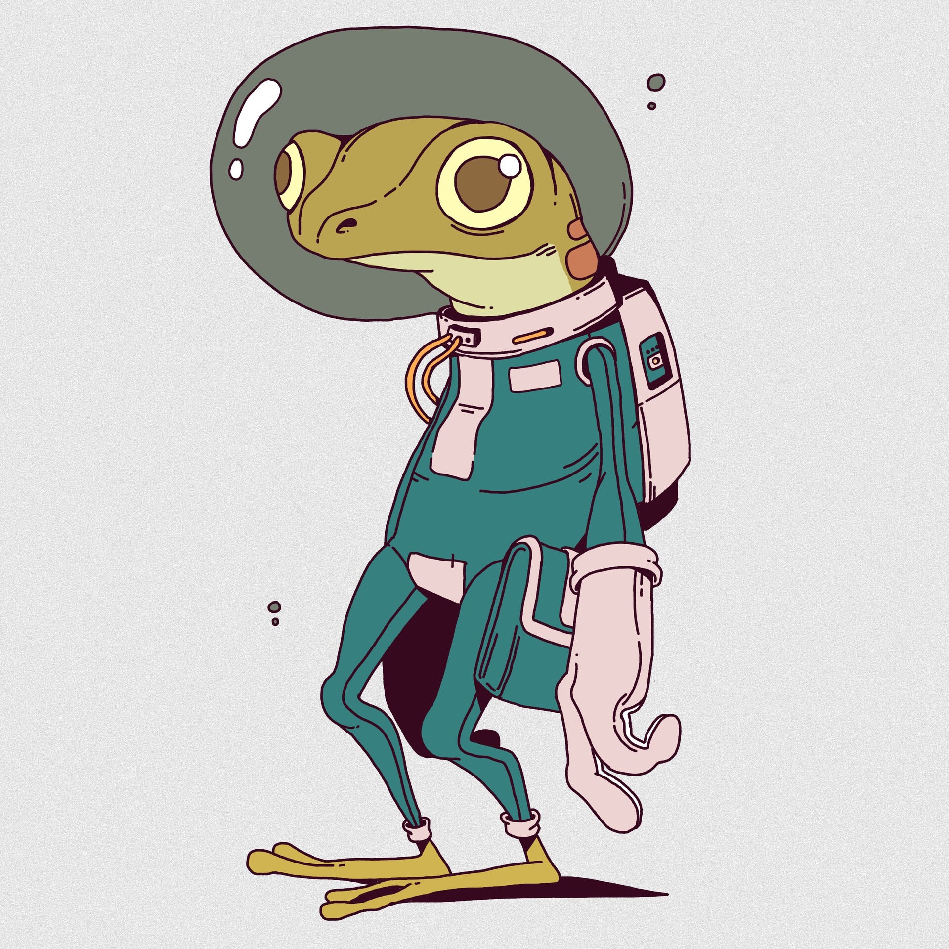 ArtStation - Frogs go to space too