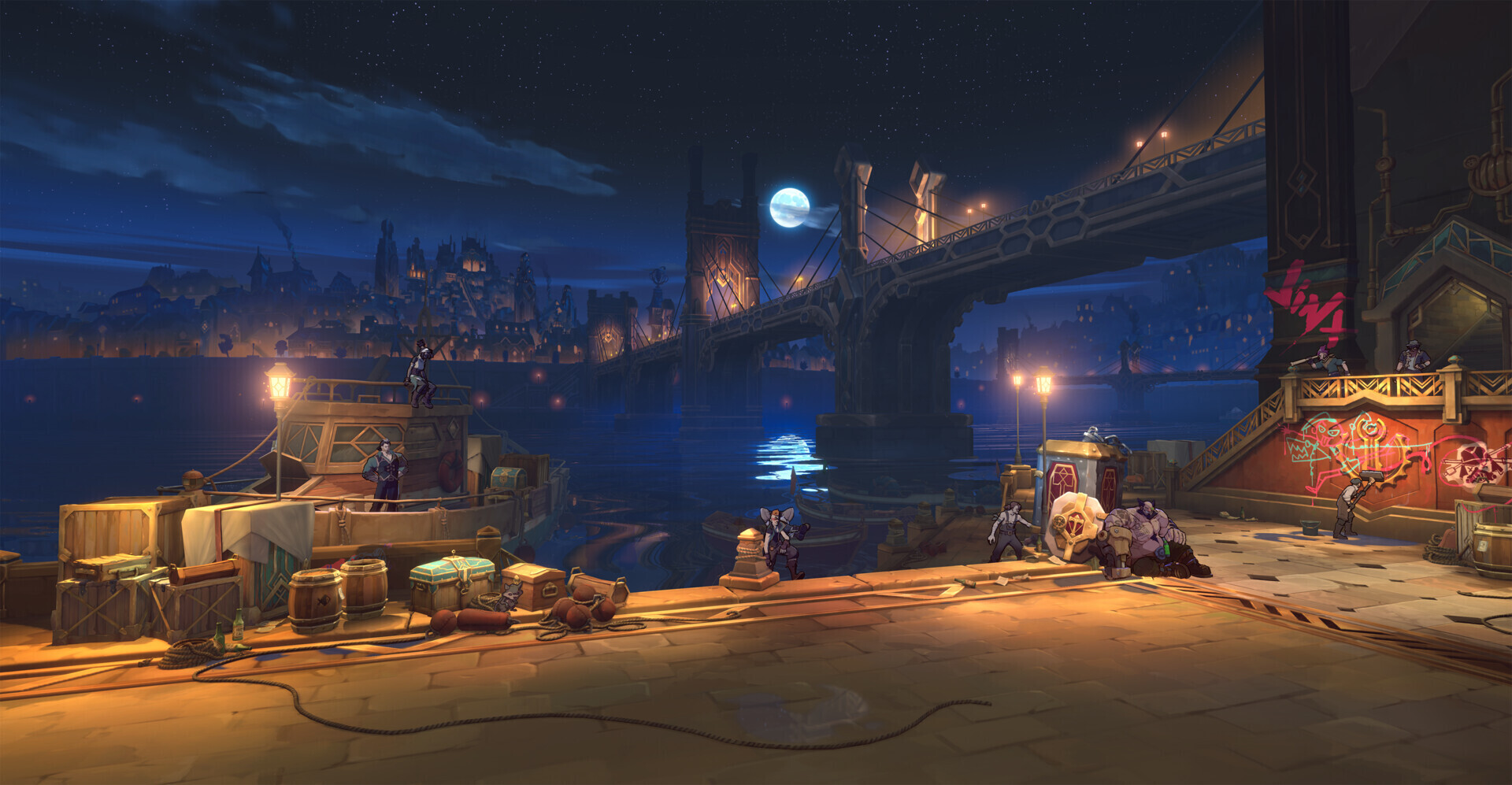 JackZheng - Title: Project L - Piltover Bridge Stage Lookout NPC