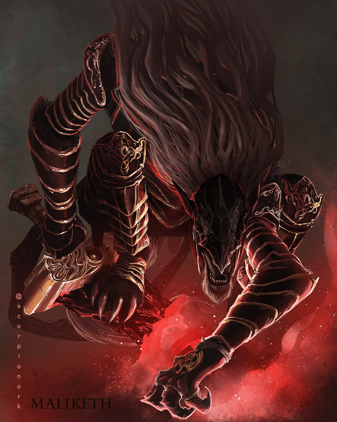 ArtStation - Maliketh, The Black Blade