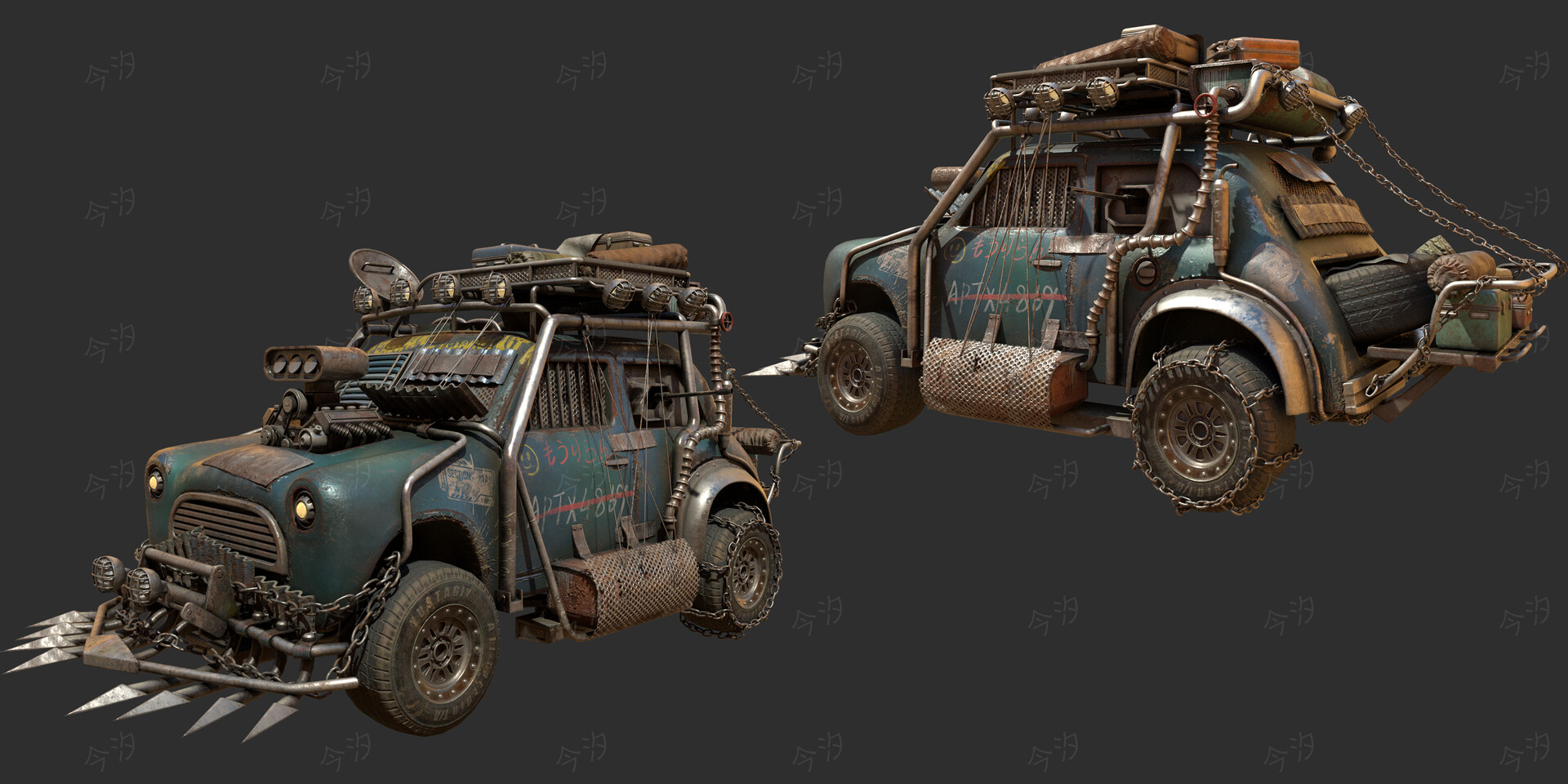 ArtStation - 末日车The doomsday car