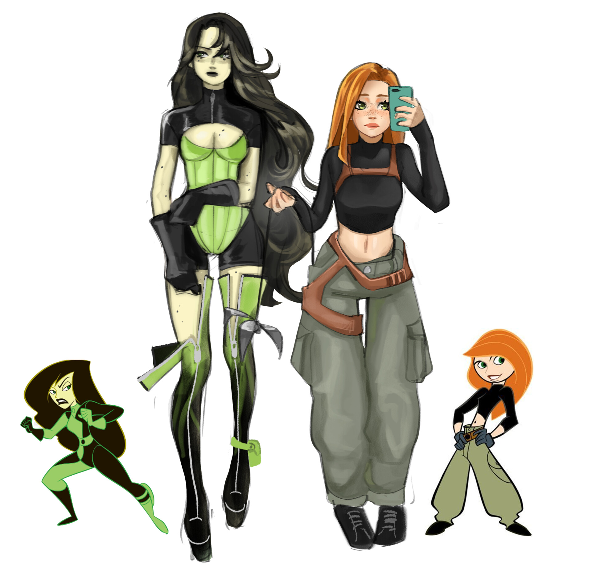 Azra - Character Redesigns focusing on costume