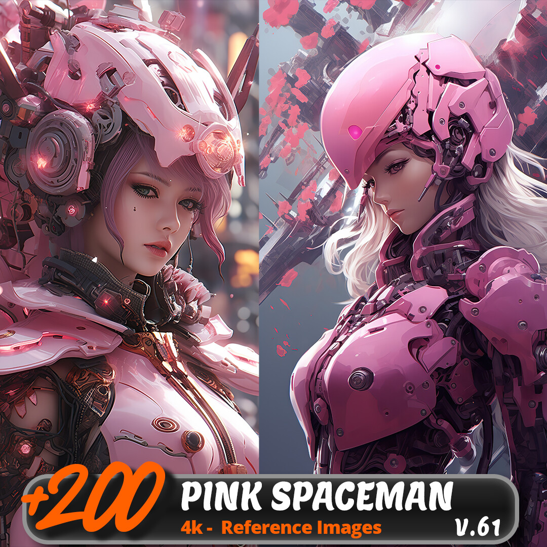 ArtStation - PINK SPACEMAN VOL. 61/ 4K/ Reference Image