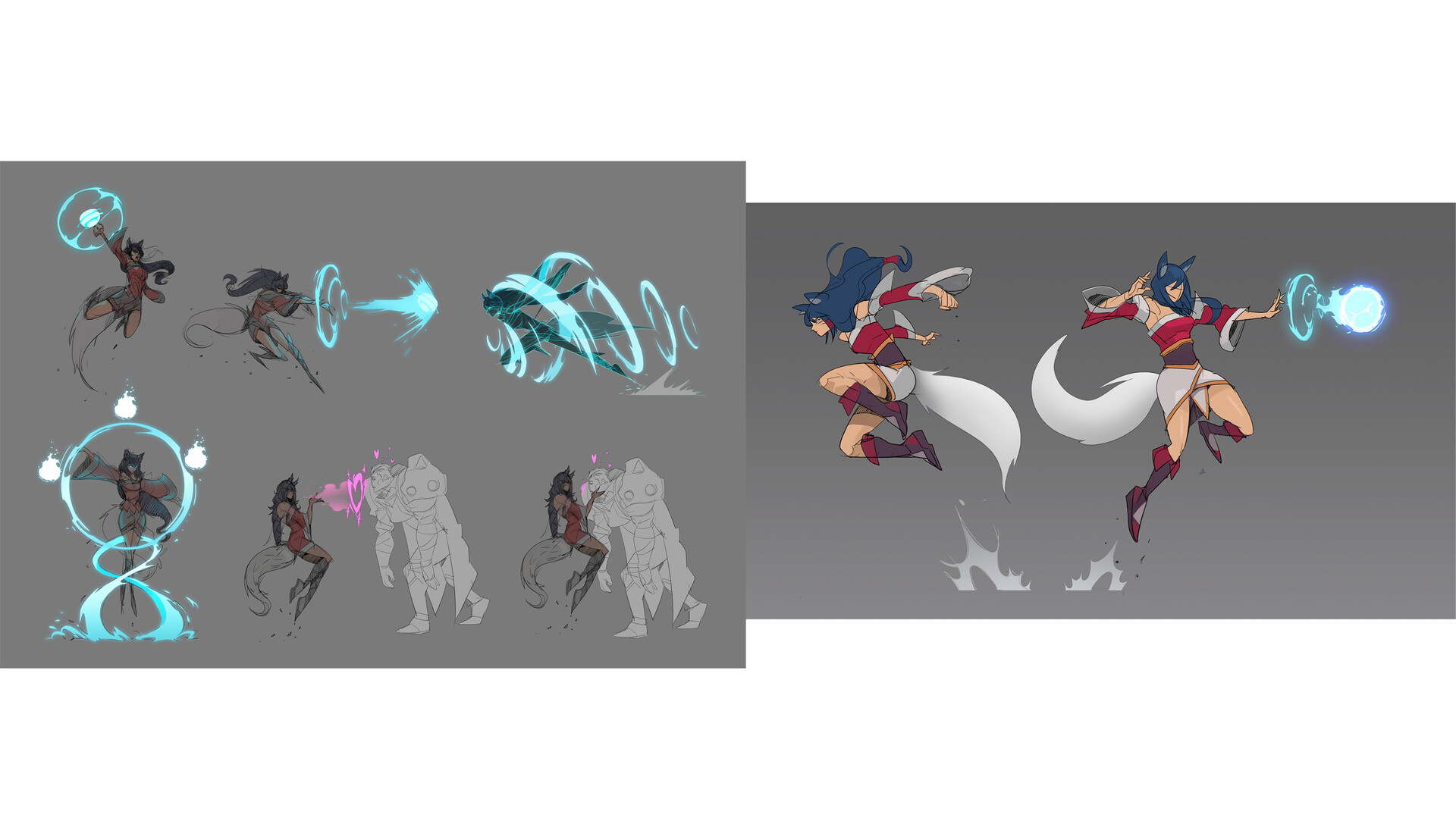 Hicham Habchi - Ahri Character Concept & Style Direction - 2XKO Project L