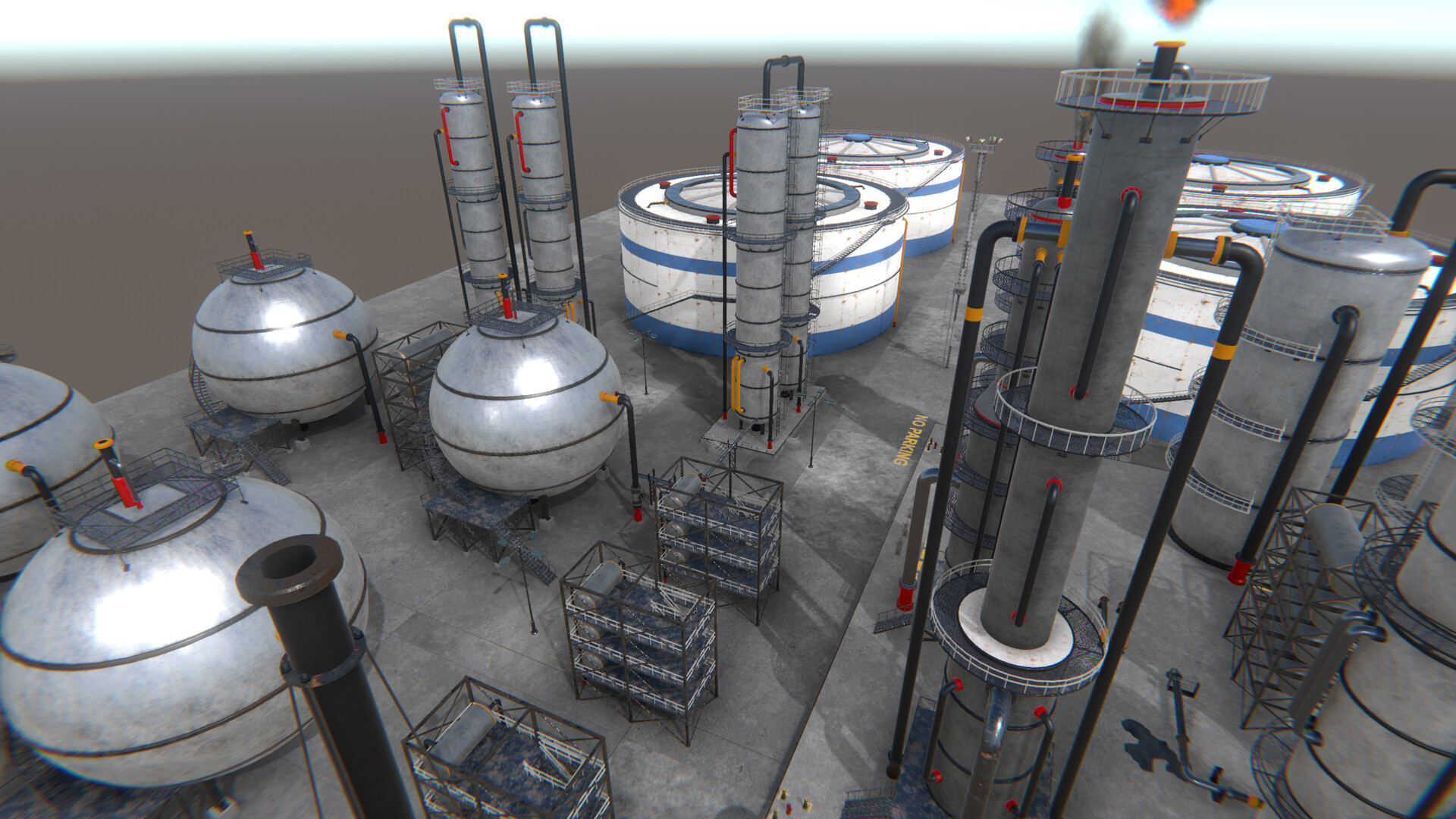 ArtStation - Modular Oil refinery