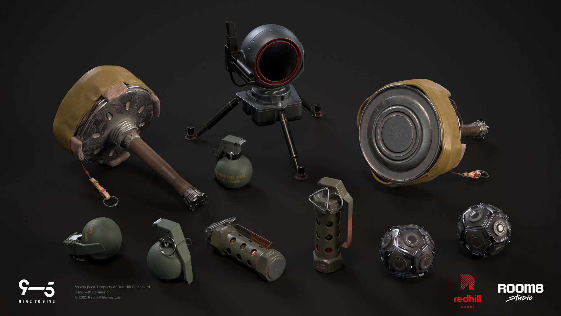 Room 8 Studio - Portfolio - Props (Nine to Five)