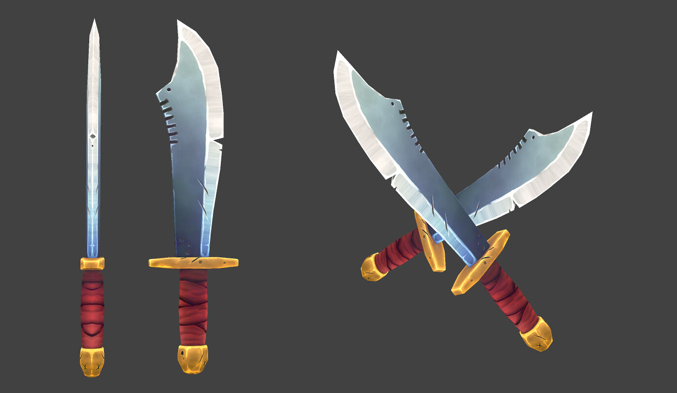 ArtStation - Sailor sword. Stylized, Hand paint