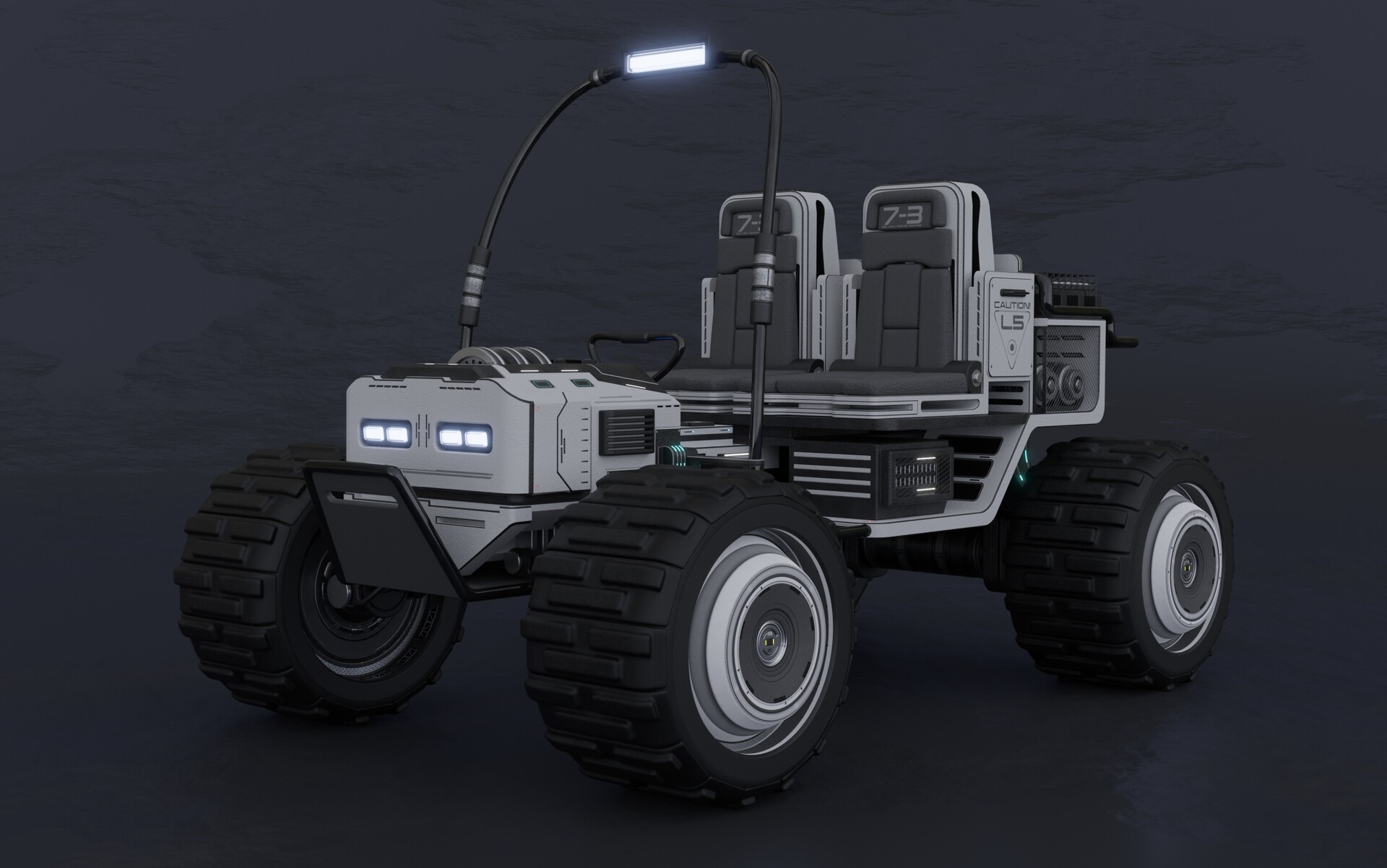 Sergey Maryshev - Sci-fi Rover Concept