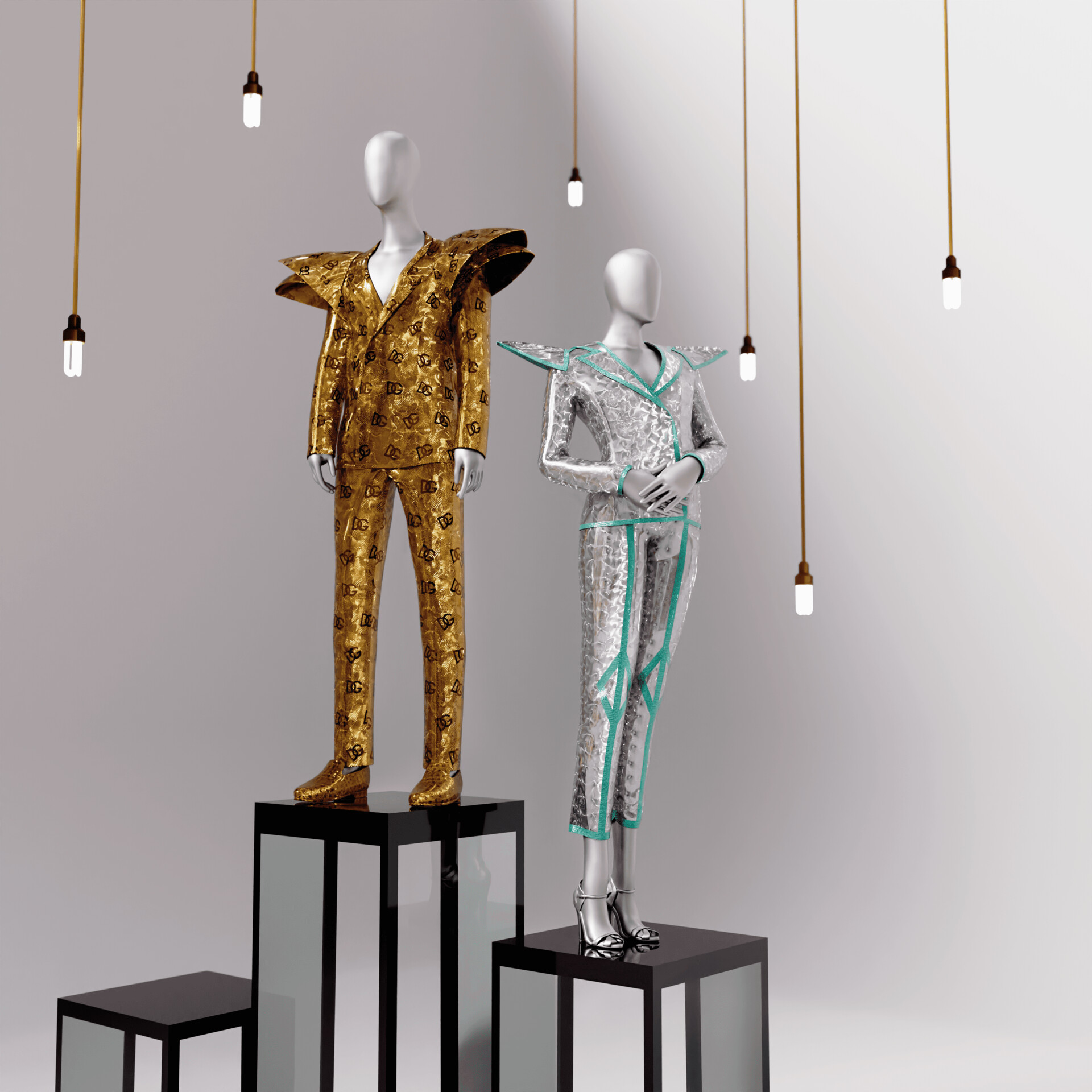 ArtStation - Dolce&Gabbana digital looks for Metaverse Fashion Week