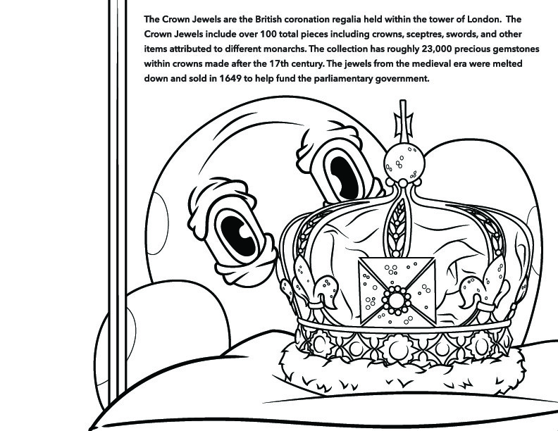crown jewels coloring pages