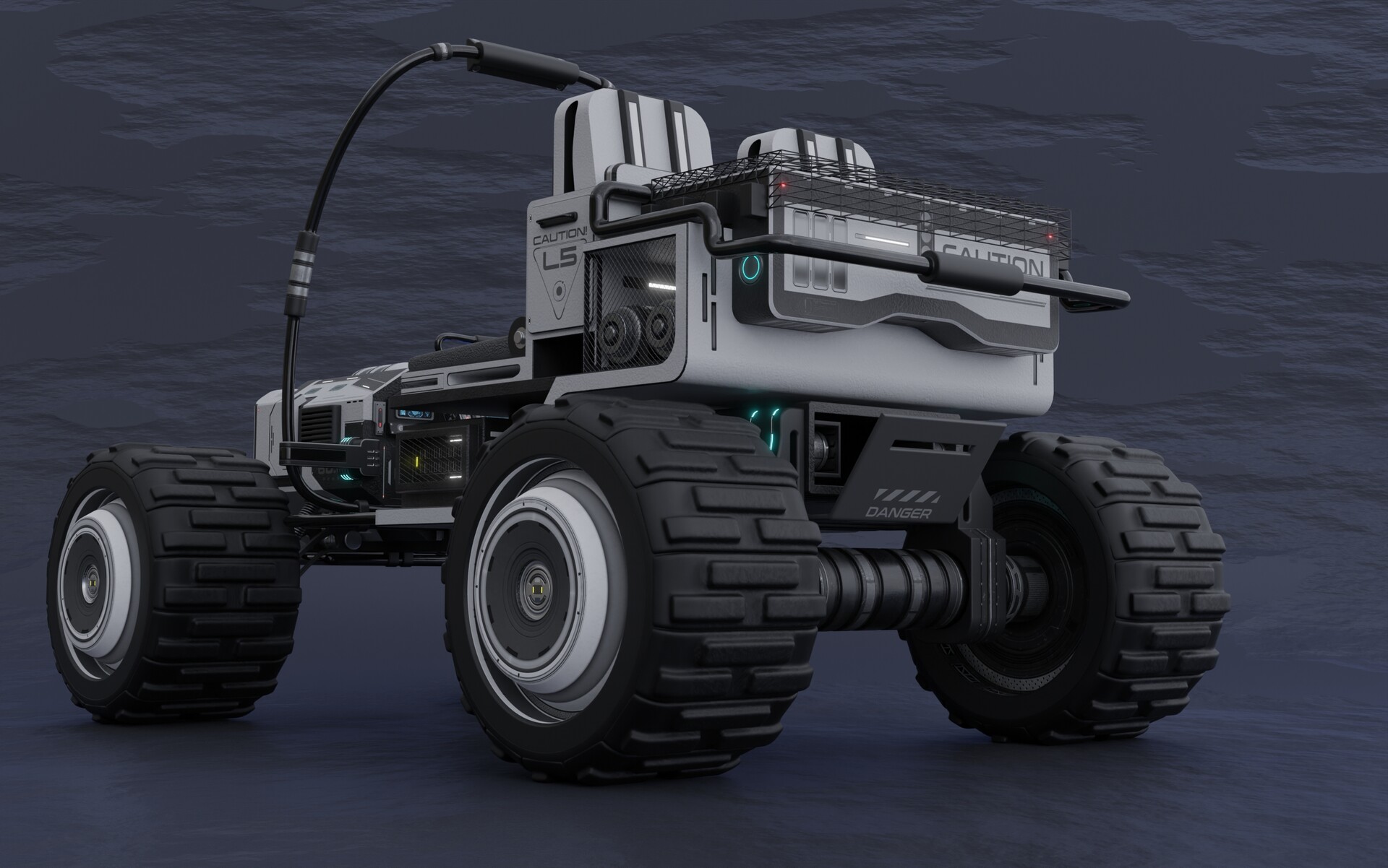 Sergey Maryshev - Sci-fi Rover Concept