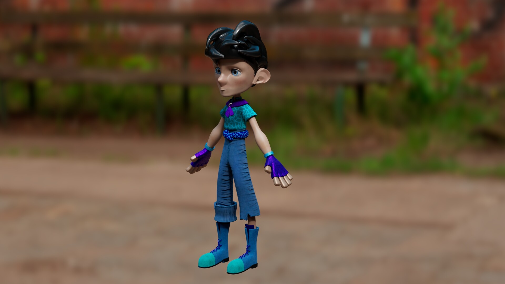 ArtStation - Cartoon Boy 3D Model - Character Modeling