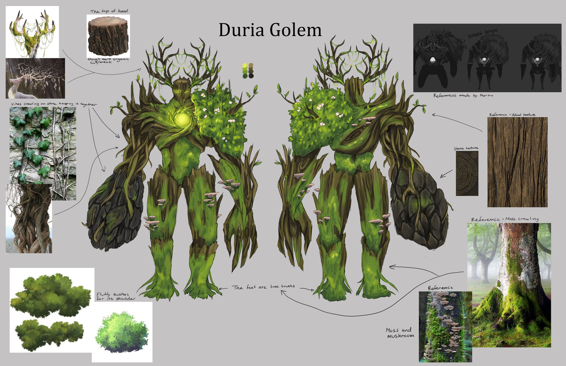 ArtStation - Forest Golem