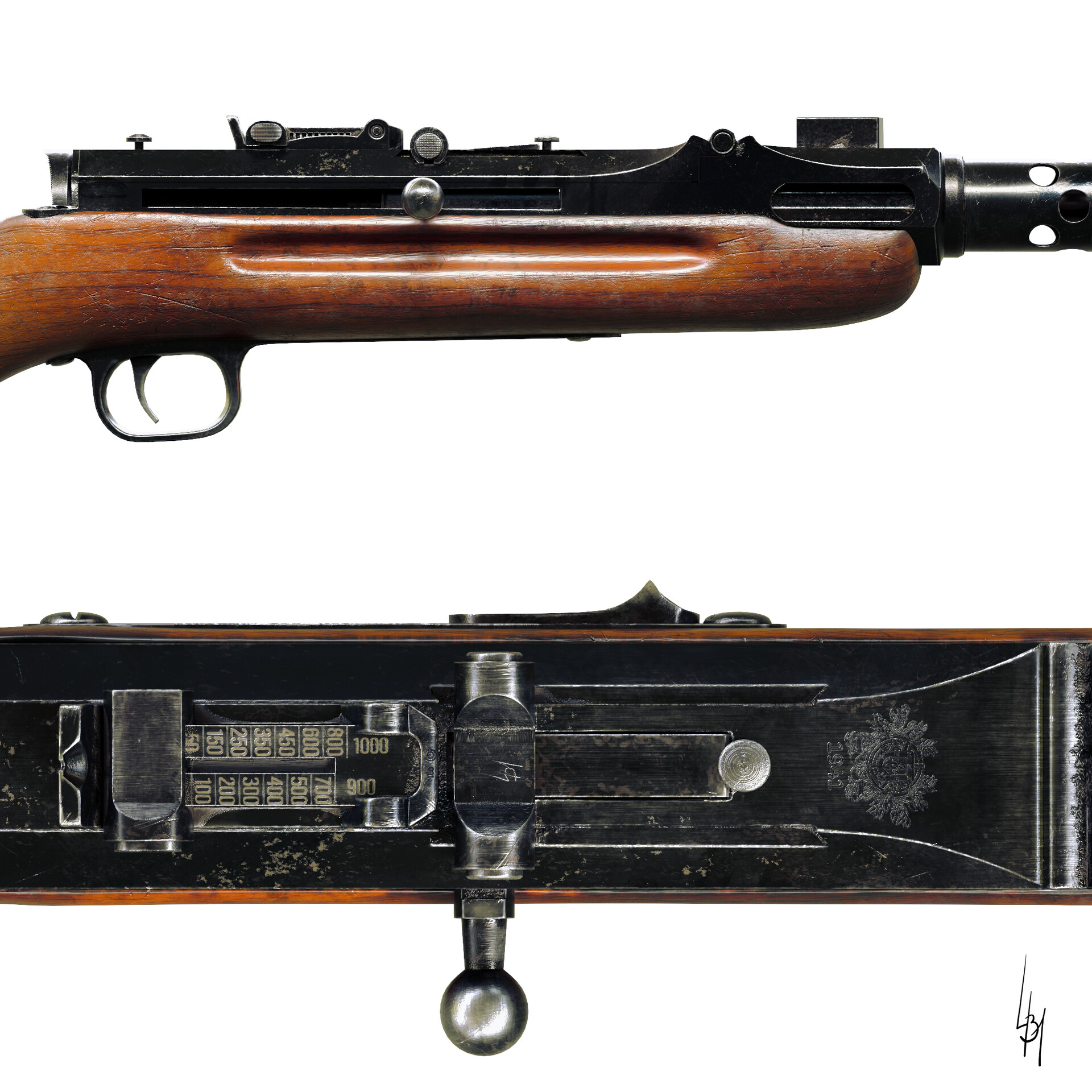 ArtStation - Steyr-Solothurn S1-100