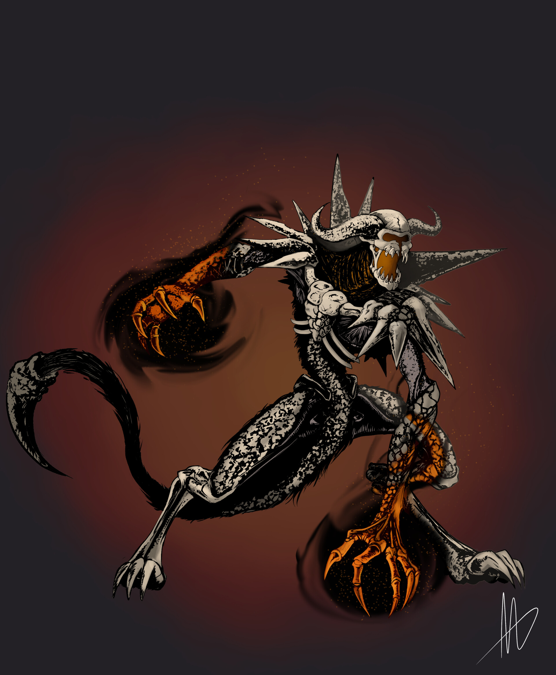 ArtStation - Curse of The Bone Devil