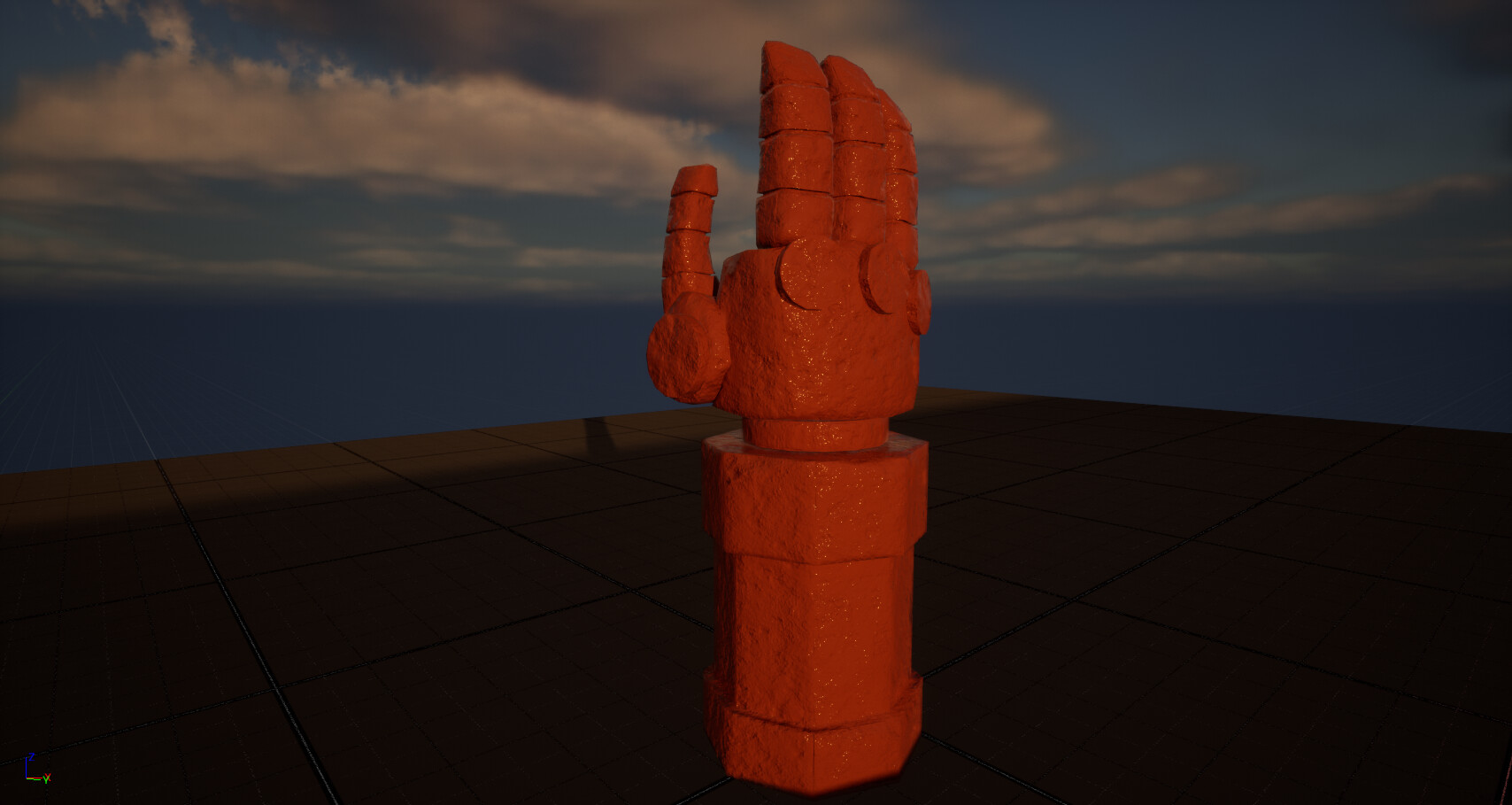 ArtStation - Hellboy Right Fist Of DOOM