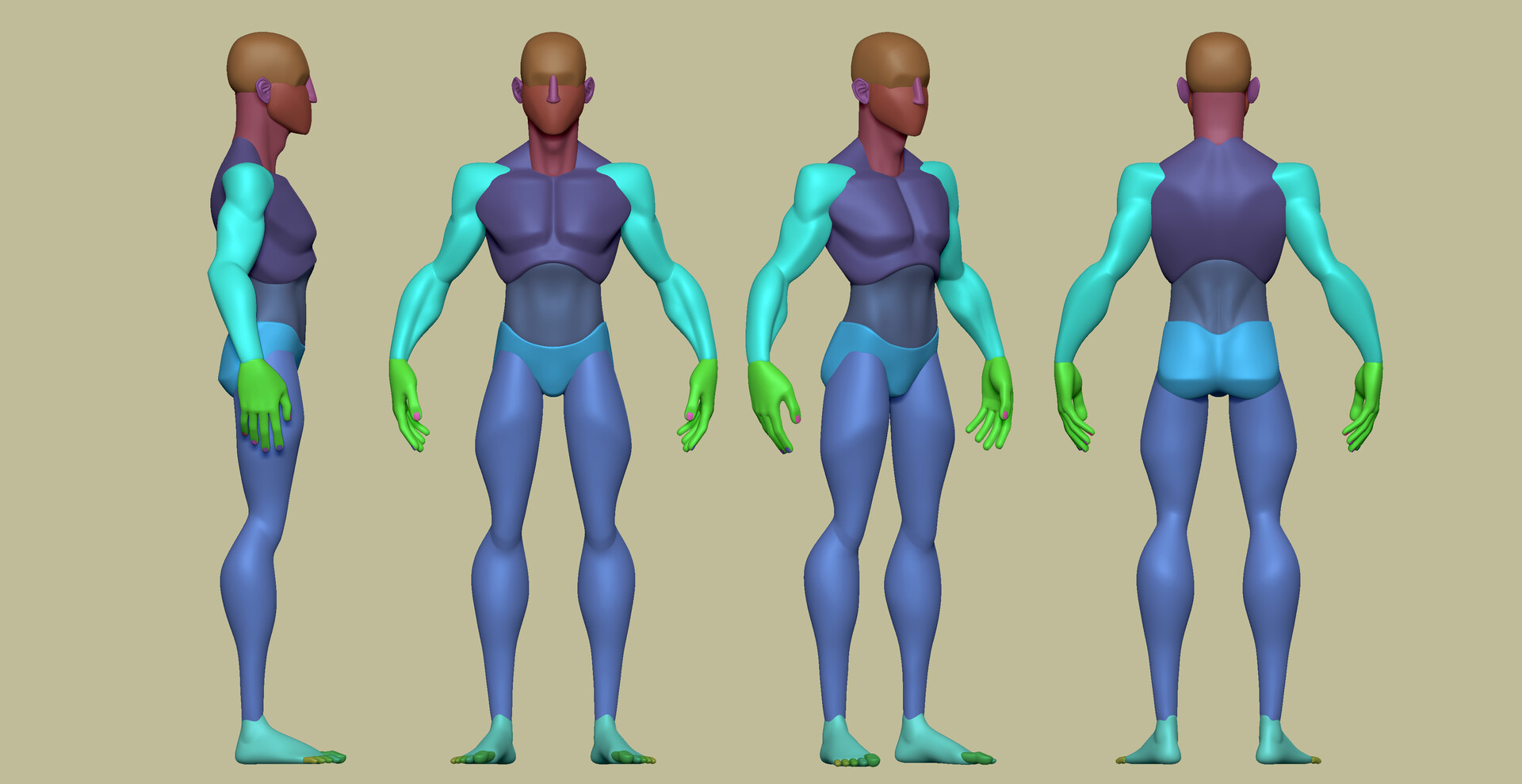 Follygon - ModMesh: Body Base Meshes