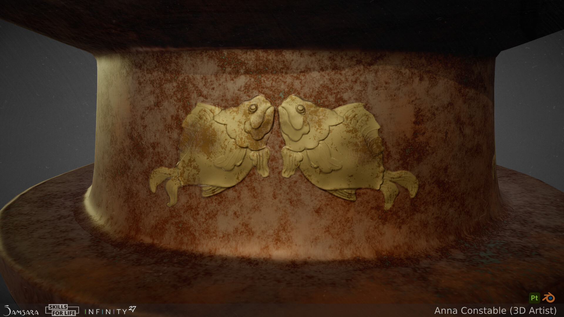 Anna Constable - Tibetan Incense Vessel - Samsara (Infinity 27)